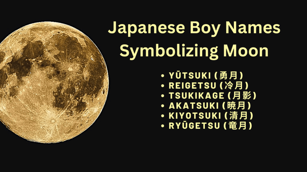 99+ Beautiful Japanese Names Meaning Moon