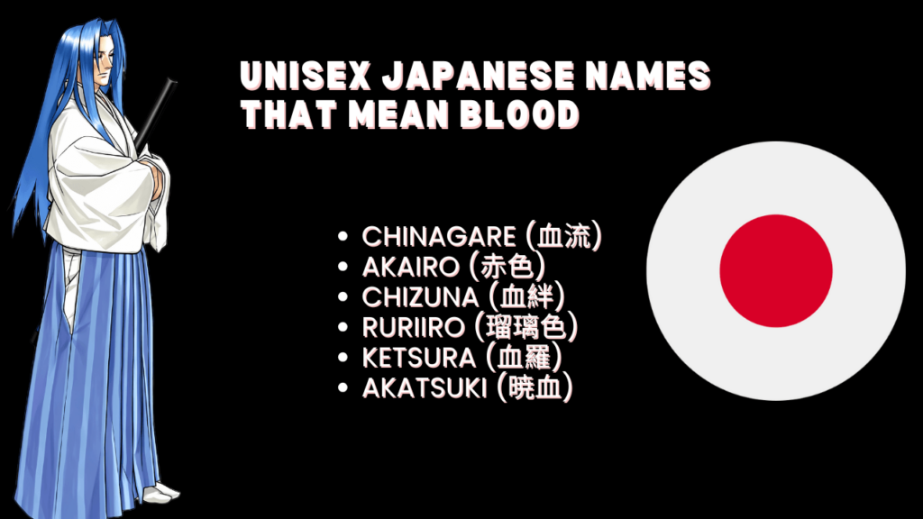 99+ Japanese Names That Mean “Blood” And Their Meanings