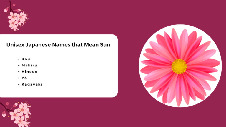 111+ Japanese Names That Mean Sun For Boys & Girls
