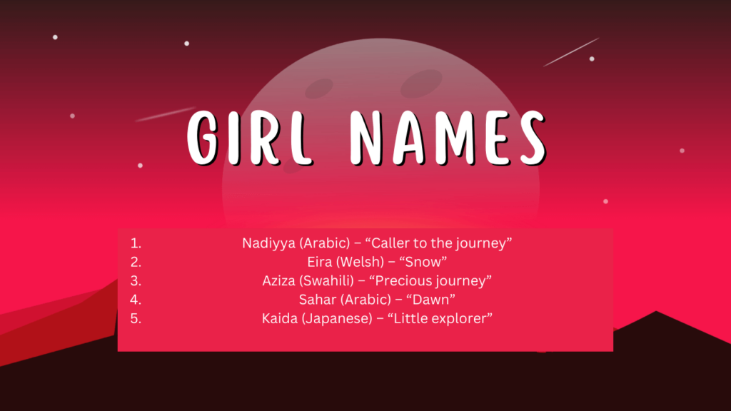 111+ Names That Means Traveler Or Wanderer For (Boys & Girls)